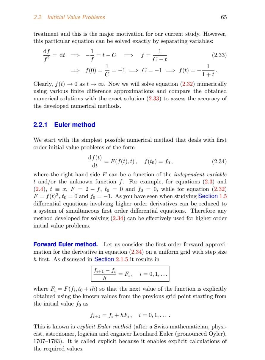Solved • 3. (4 marks) The backward Euler method is applied | Chegg.com