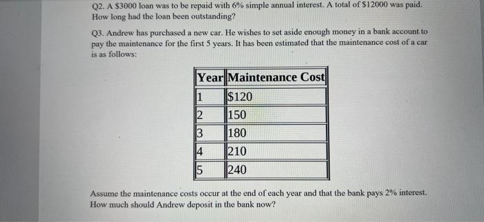 Solved how to do 2 and 3 on excel how to do on | Chegg.com