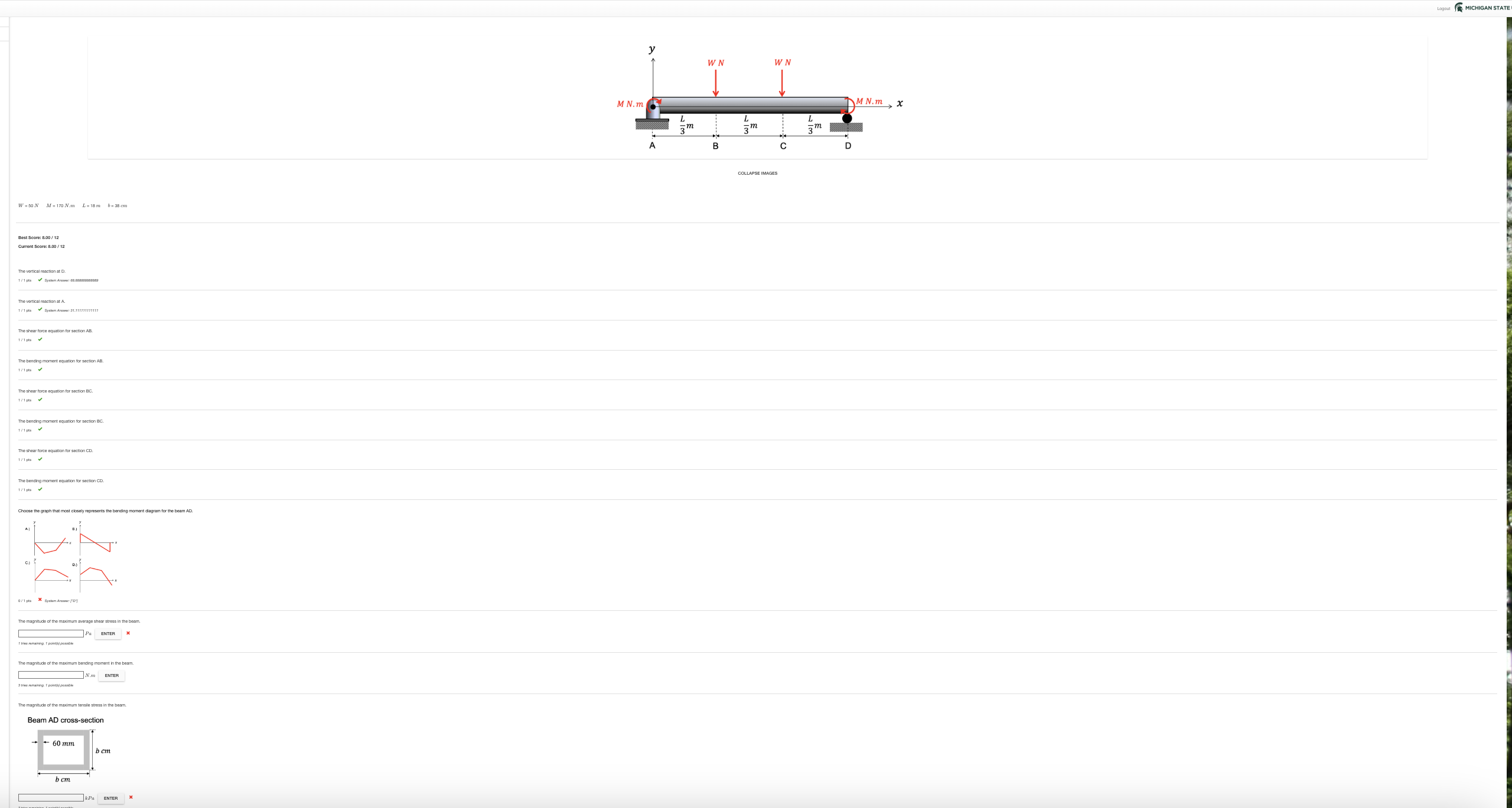 Solved Just need the last 3 ﻿questions pls | Chegg.com
