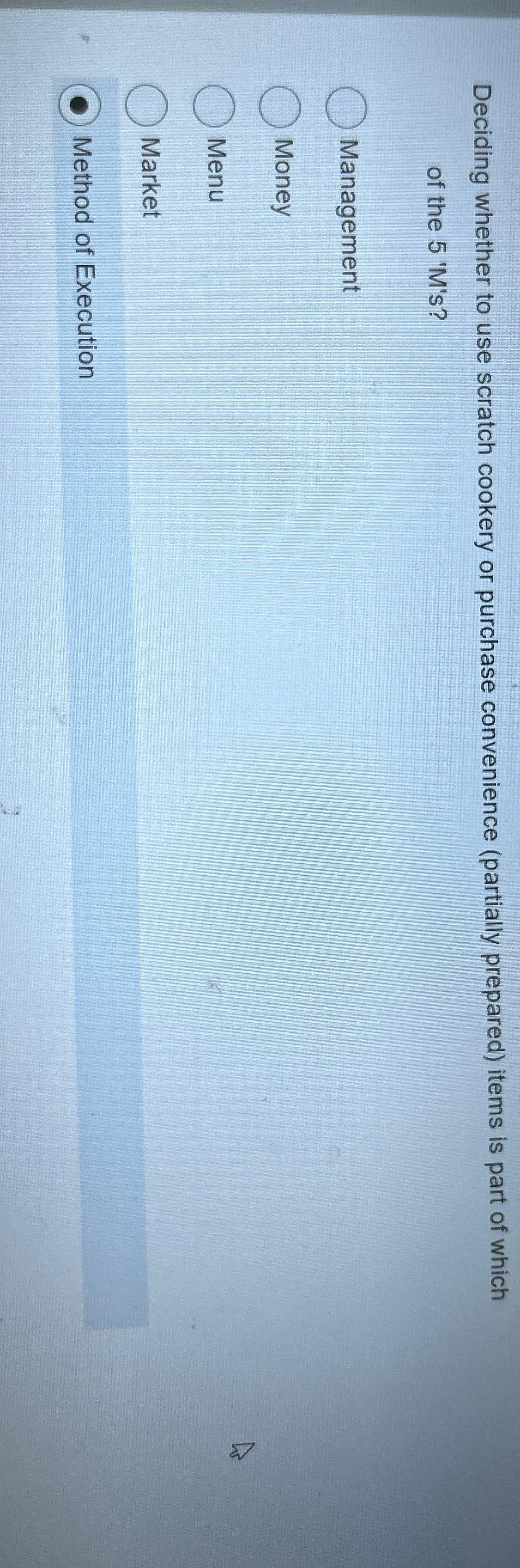 Solved Deciding whether to use scratch cookery or purchase | Chegg.com