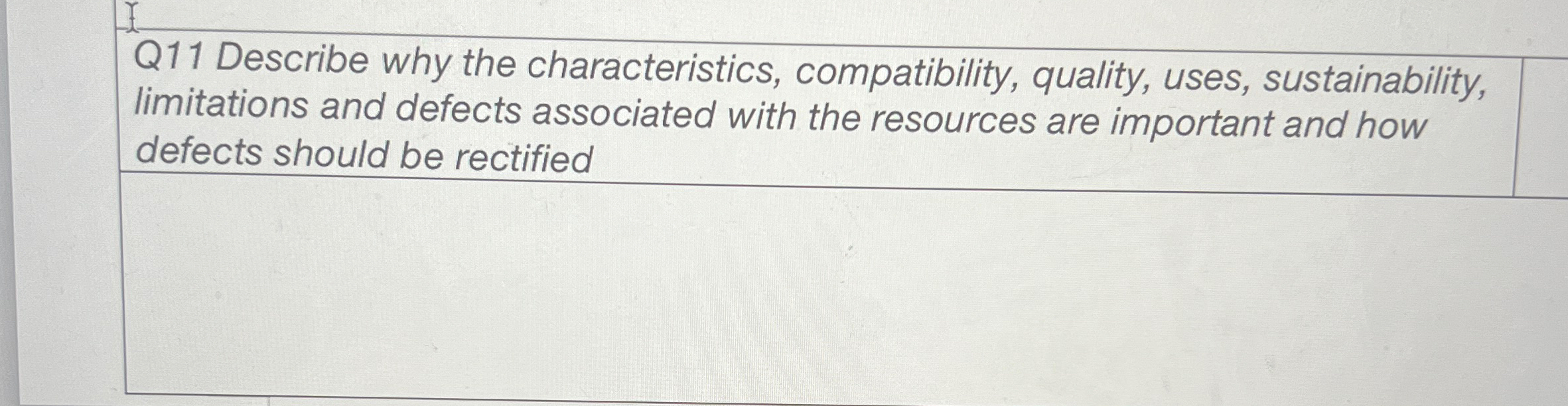 Solved Q11 ﻿Describe why the characteristics, compatibility, | Chegg.com