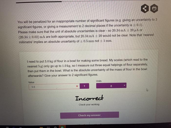 Solved You will be penalized for an inappropriate number of | Chegg.com