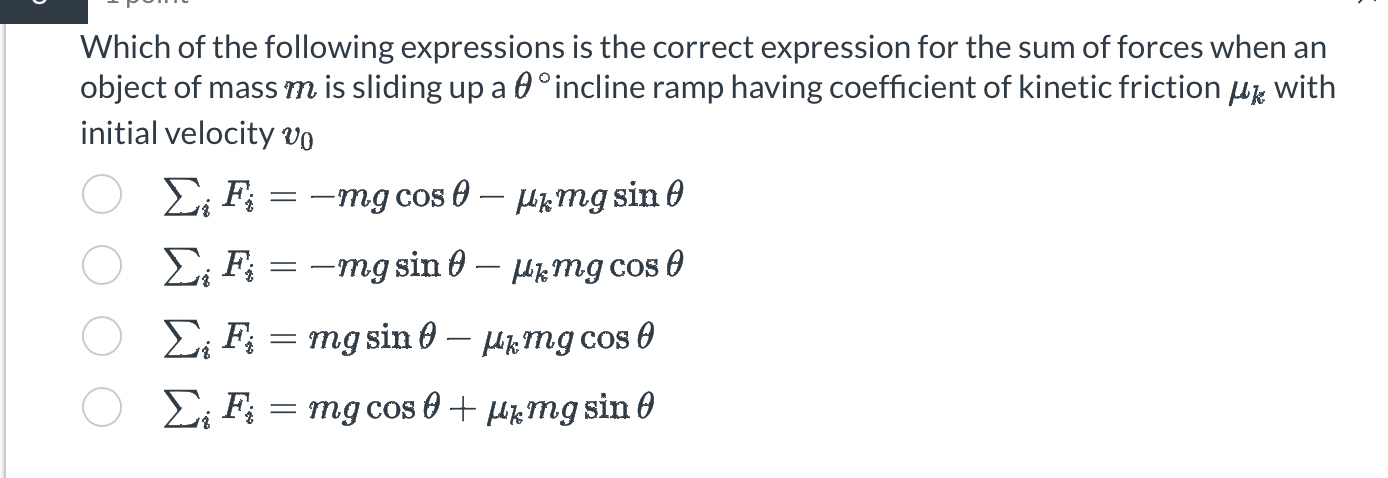 Solved Which of the following expressions is the correct | Chegg.com