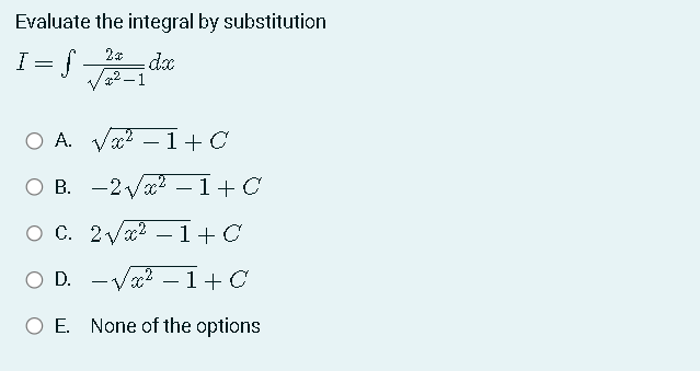 Solved Evaluate the integral by | Chegg.com