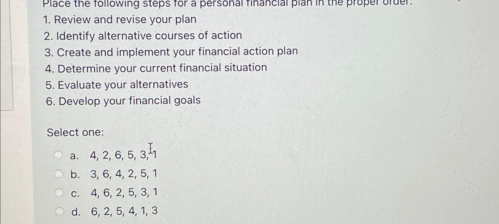 Solved Review and revise your planIdentify alternative | Chegg.com