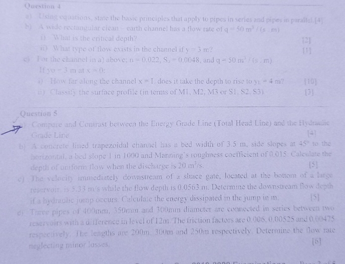 Solved Question 4using equations,state the basic principles | Chegg.com