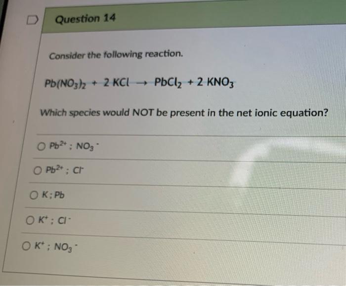 Solved Consider the following reaction. | Chegg.com