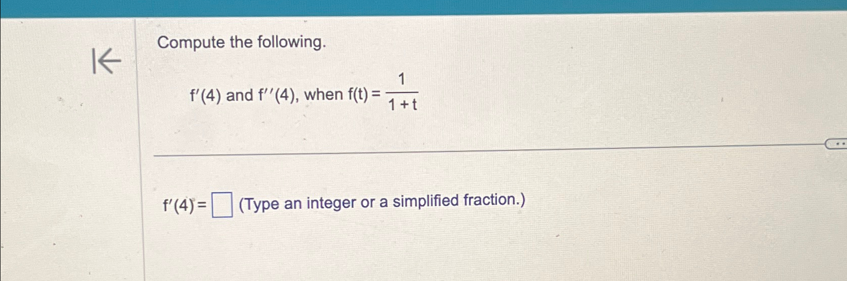 Solved Compute the following.(Type an integer or a | Chegg.com