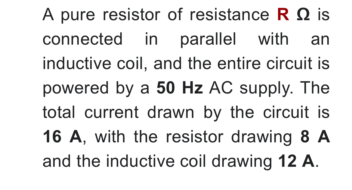 Solved A pure resistor of resistance RΩ ﻿isconnected in | Chegg.com
