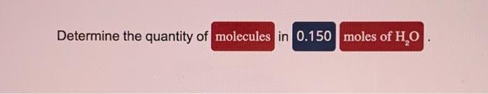 Solved Determine The Quantity Of