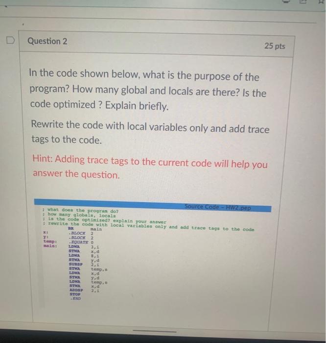 Solved In the code shown below, what is the purpose of the | Chegg.com