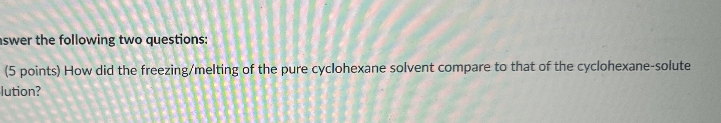Solved swer the following two questions:(5 ﻿points) ﻿How did | Chegg.com