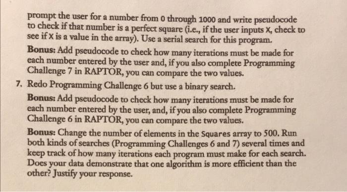 Solved USING RAPTOR--complete number 6 please. I will upvote | Chegg.com