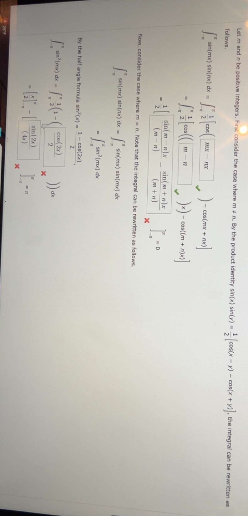 Solved Let m ﻿and n ﻿be positive integers. First consider | Chegg.com