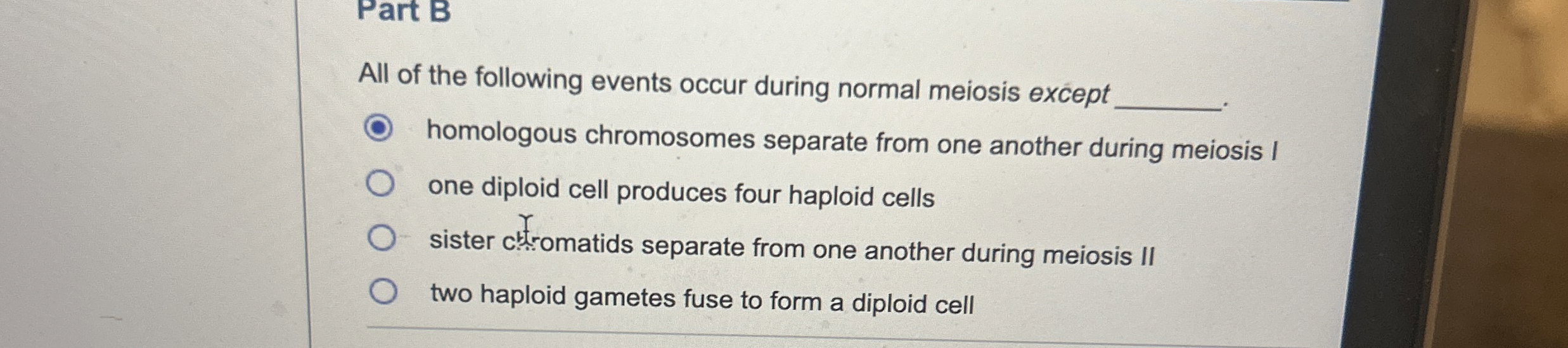 Solved All of the following events occur during normal | Chegg.com