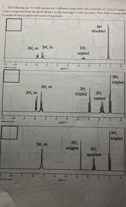 Solved 7. Propose a structure for compound CUC with a | Chegg.com