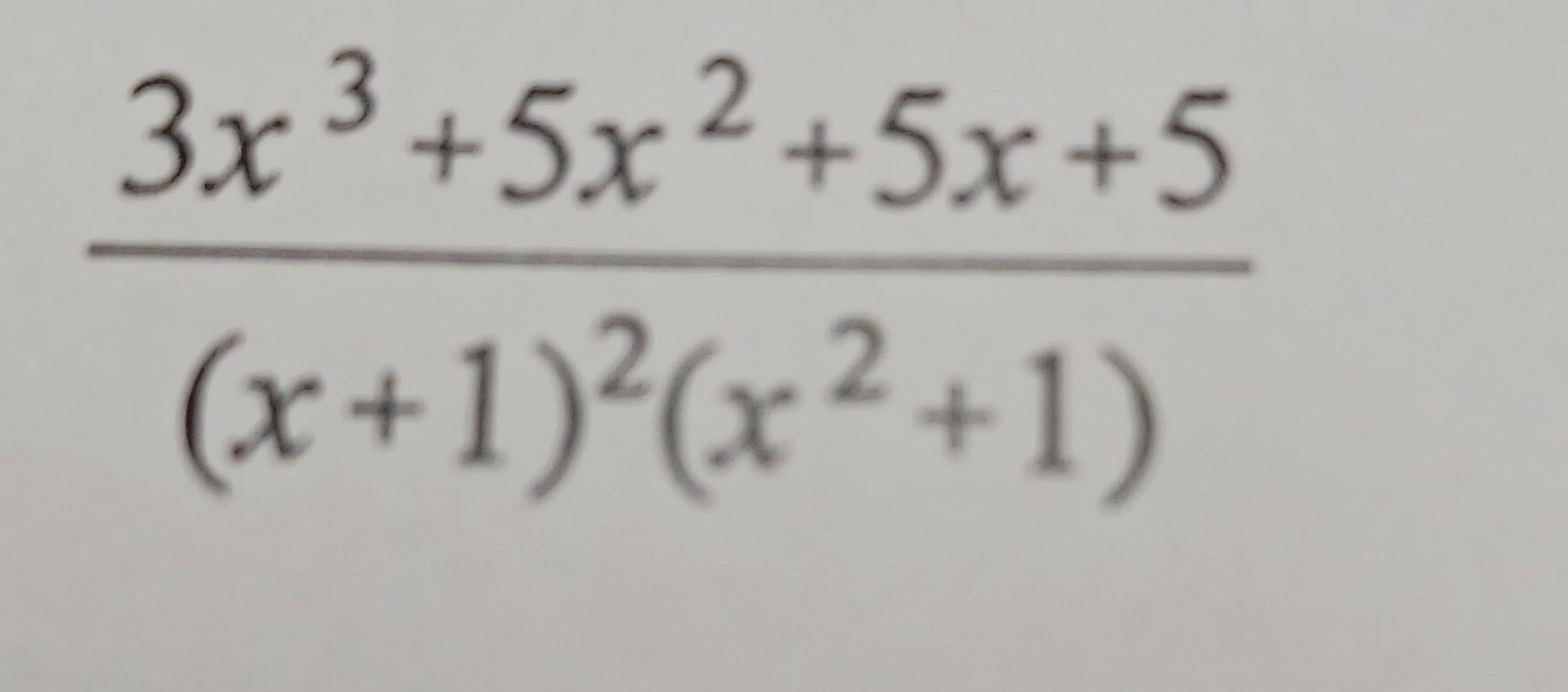 Solved x 1 2 x2 1 3x3 5x2 5x 5 Chegg