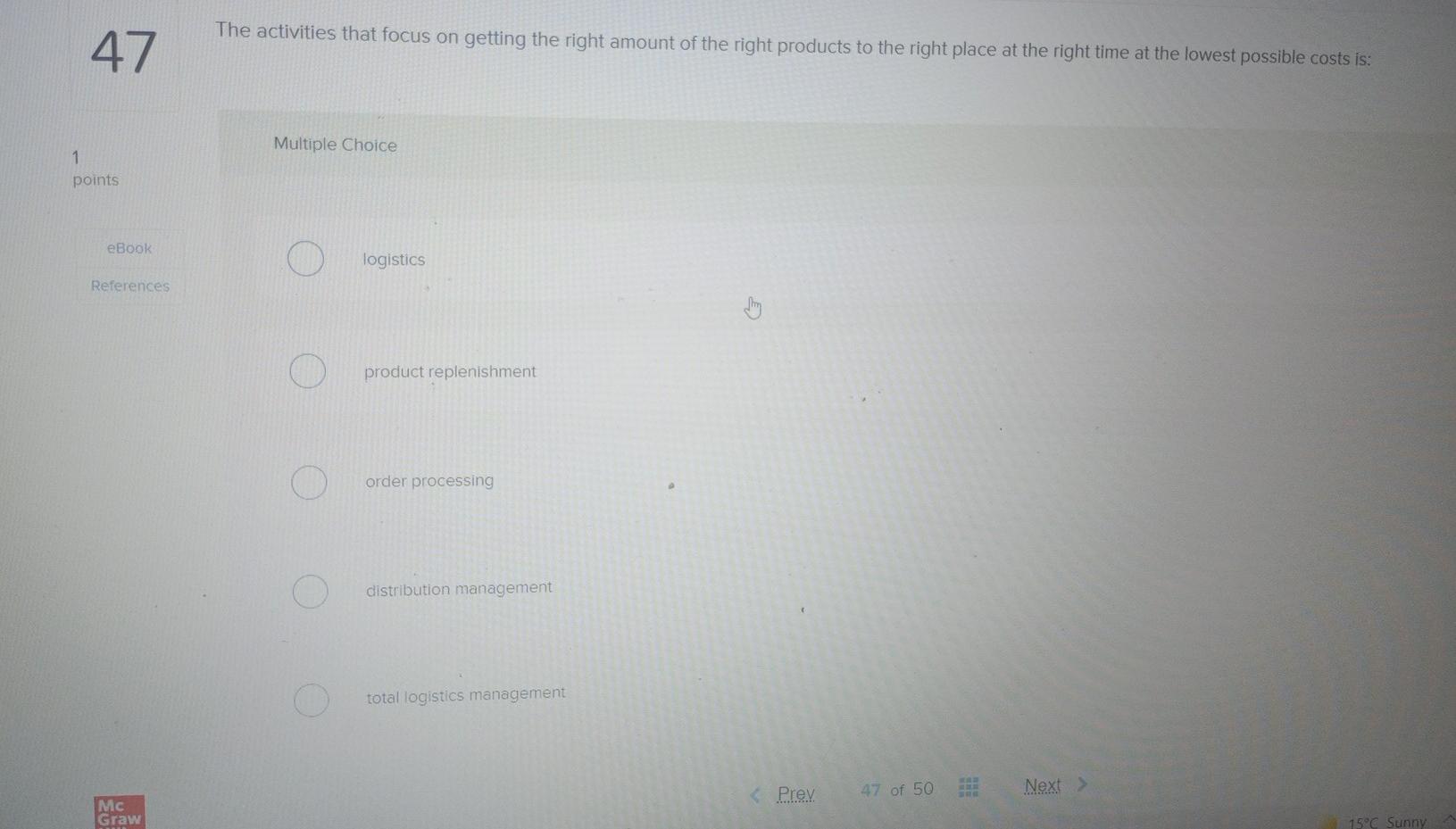 Solved The activities that focus on getting the right amount | Chegg.com