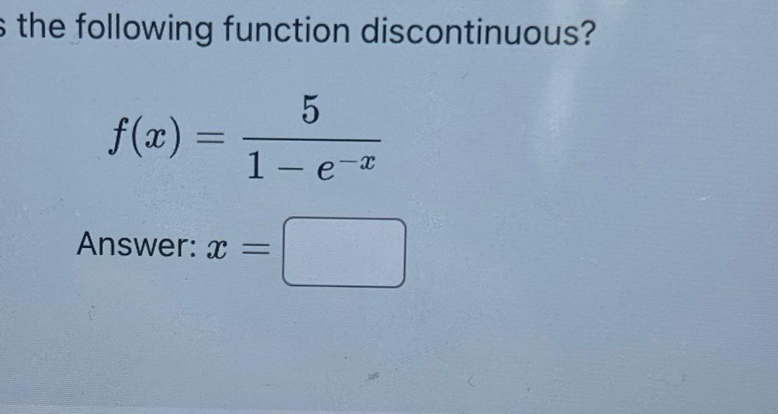 Solved the following function | Chegg.com