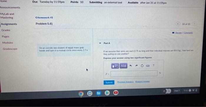 Solved Announcements MyLab and Mastering π3 Assignments | Chegg.com