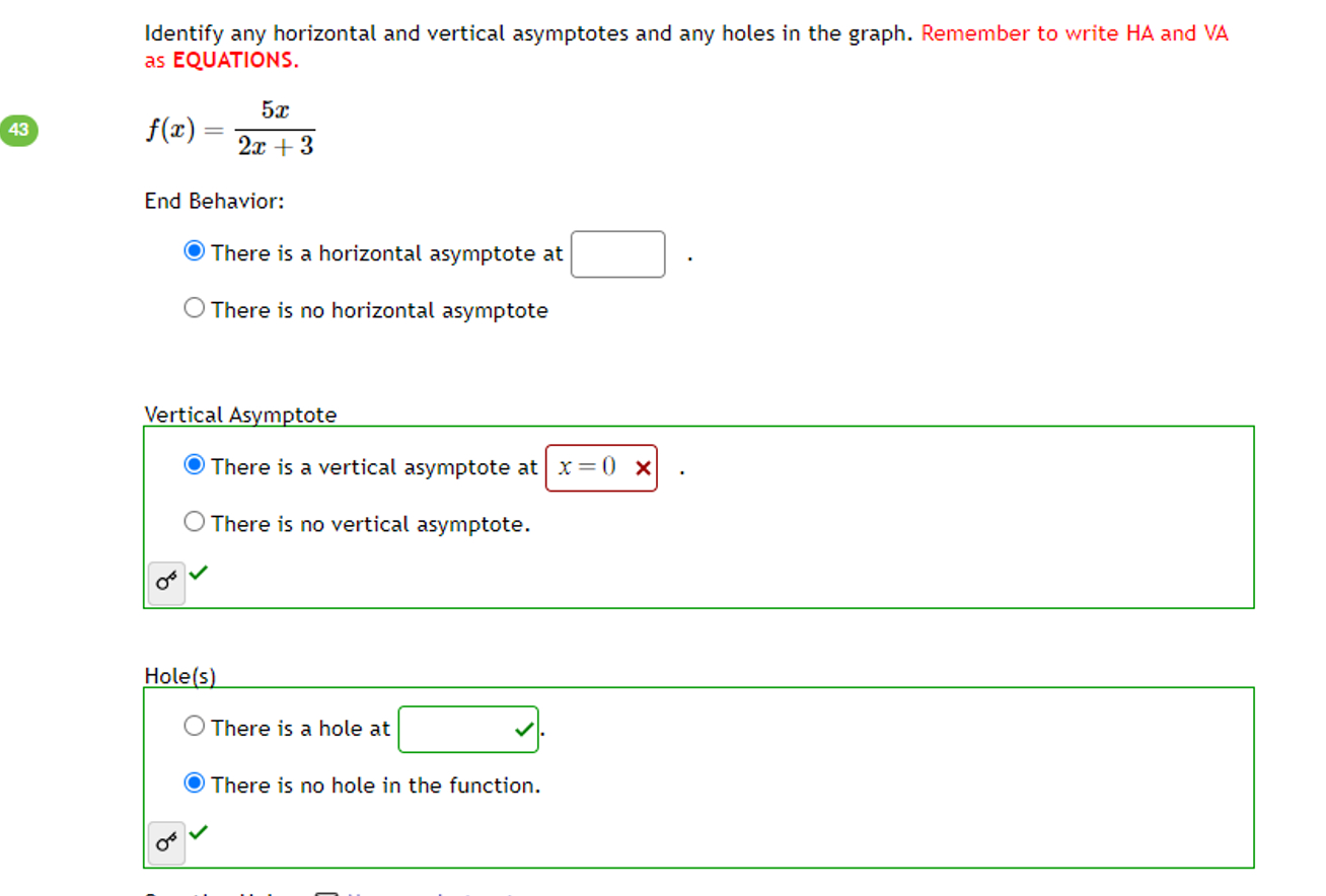 Solved Identify any horizontal and vertical asymptotes and | Chegg.com