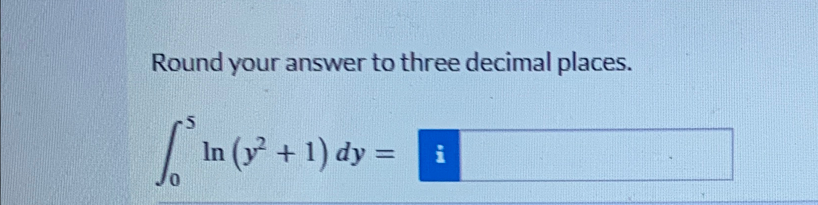 Solved Round your answer to three decimal | Chegg.com