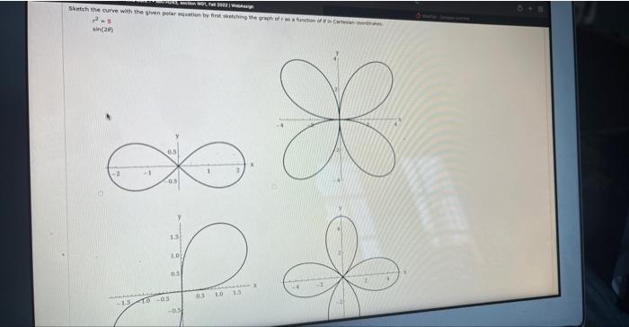 Solved r2=5 sin(20) | Chegg.com