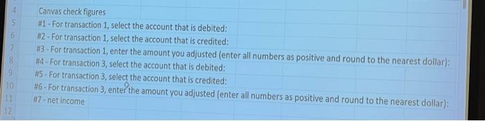 Solved Canvas check figures 41- For transaction 1, select | Chegg.com