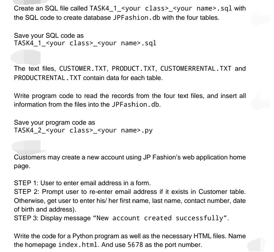 Solved Create An Sql File Called Task41sql With The Sql