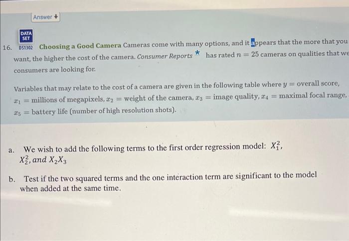 Solved present the five steps to conduct the partial f test | Chegg.com