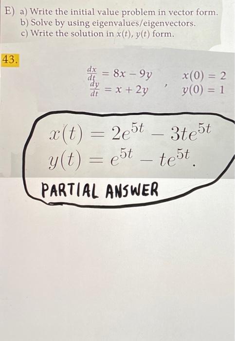 Solved Please solve part A B and C for the problem in the | Chegg.com