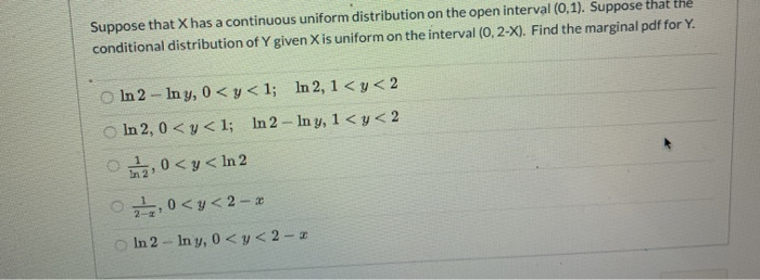 Solved Suppose that X has a continuous uniform distribution | Chegg.com