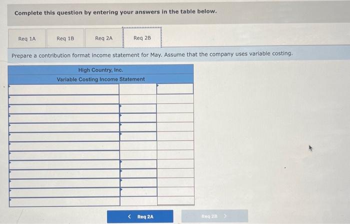 Solved Variable vs. Absorption Costing in Income Statements | Chegg.com