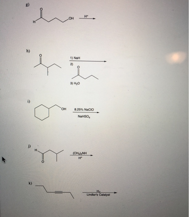 Solved 1) NaCN 2) H2O 1) LiAIH 2) H20 1) H-BR. THE 2) Hà | Chegg.com