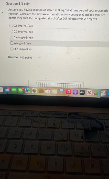 Solved Assume you have a solution of starch at 3mg/ml at | Chegg.com