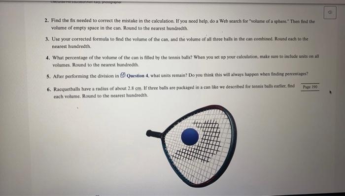 Solved Tennis balls are packaged in a cylindrical can, and | Chegg.com