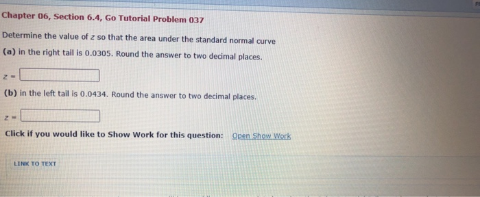 Solved Chapter 06, Section 6.4, Go Tutorial Problem 037 | Chegg.com