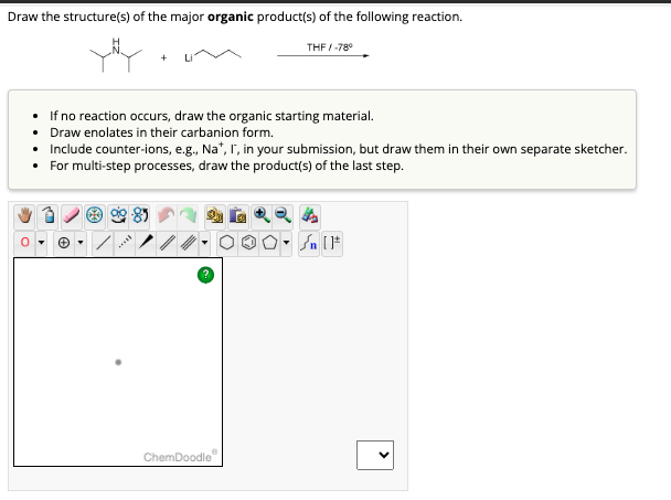 Solved Draw the structure(s) ﻿of the major organic | Chegg.com
