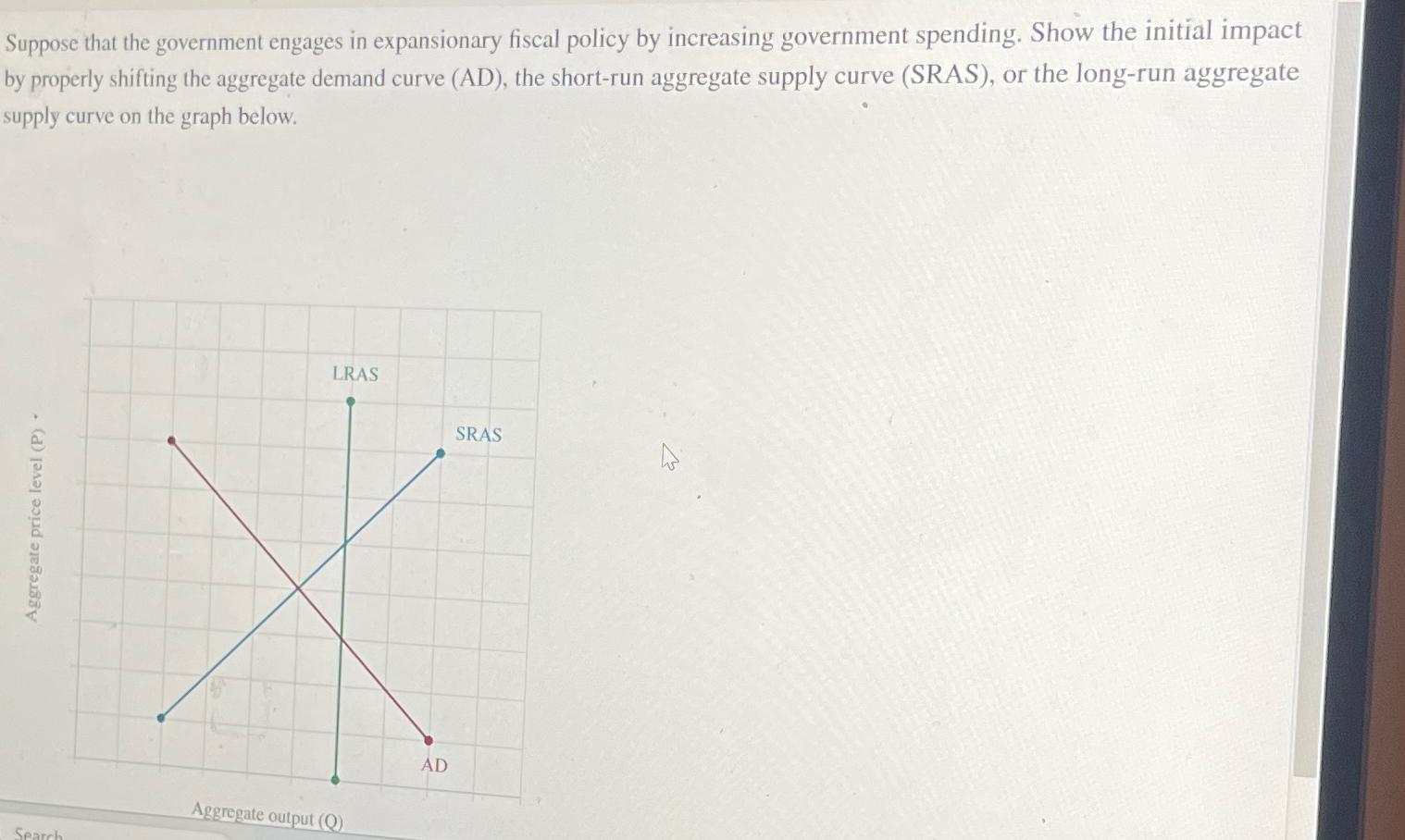 Solved Suppose that the government engages in expansionary | Chegg.com Solved Suppose that the government engages in expansionary | Chegg.com