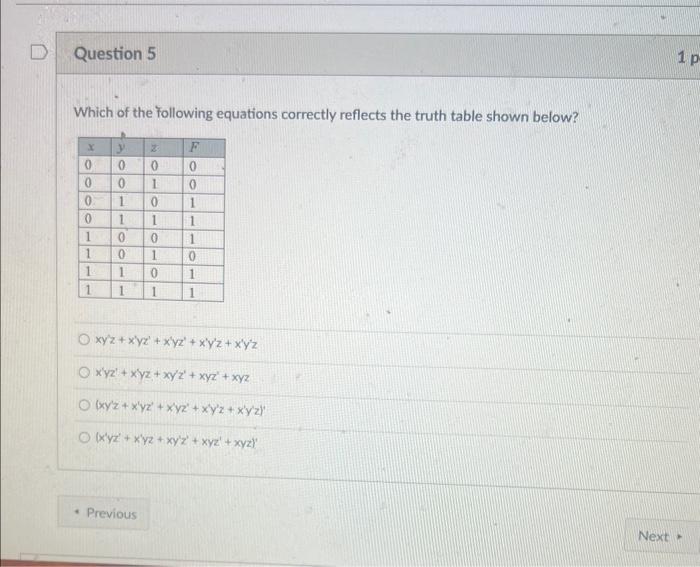 Solved Which of the following equations correctly reflects | Chegg.com