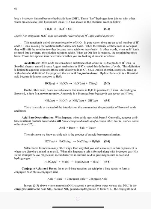 64 Name Lab Section Date REPORT ON EXPERIMENT 5 | Chegg.com