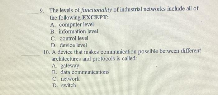 Solved 6. Which of the following is NOT a common protocol: | Chegg.com