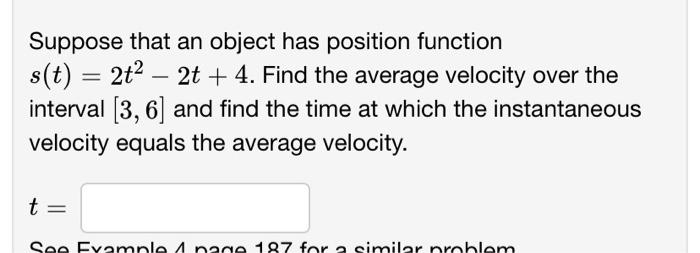 Solved Suppose that an object has position function | Chegg.com