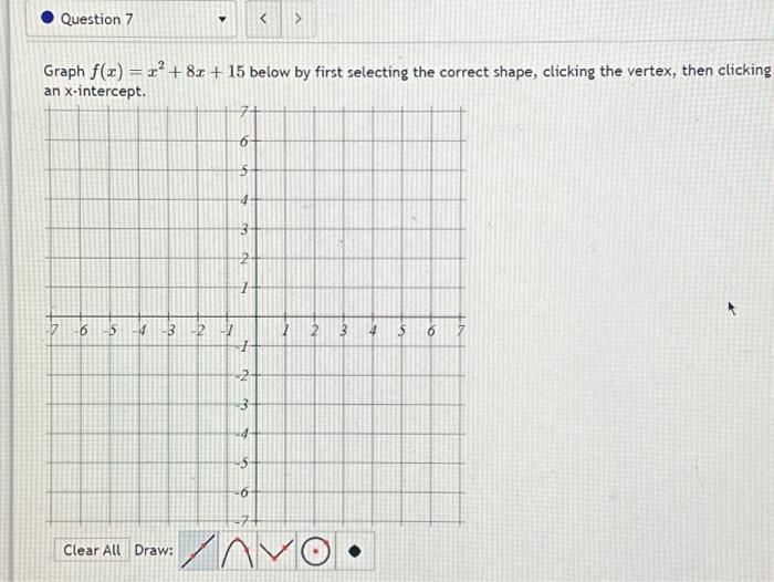 Solved Write an equation (any form) for the quadratic | Chegg.com