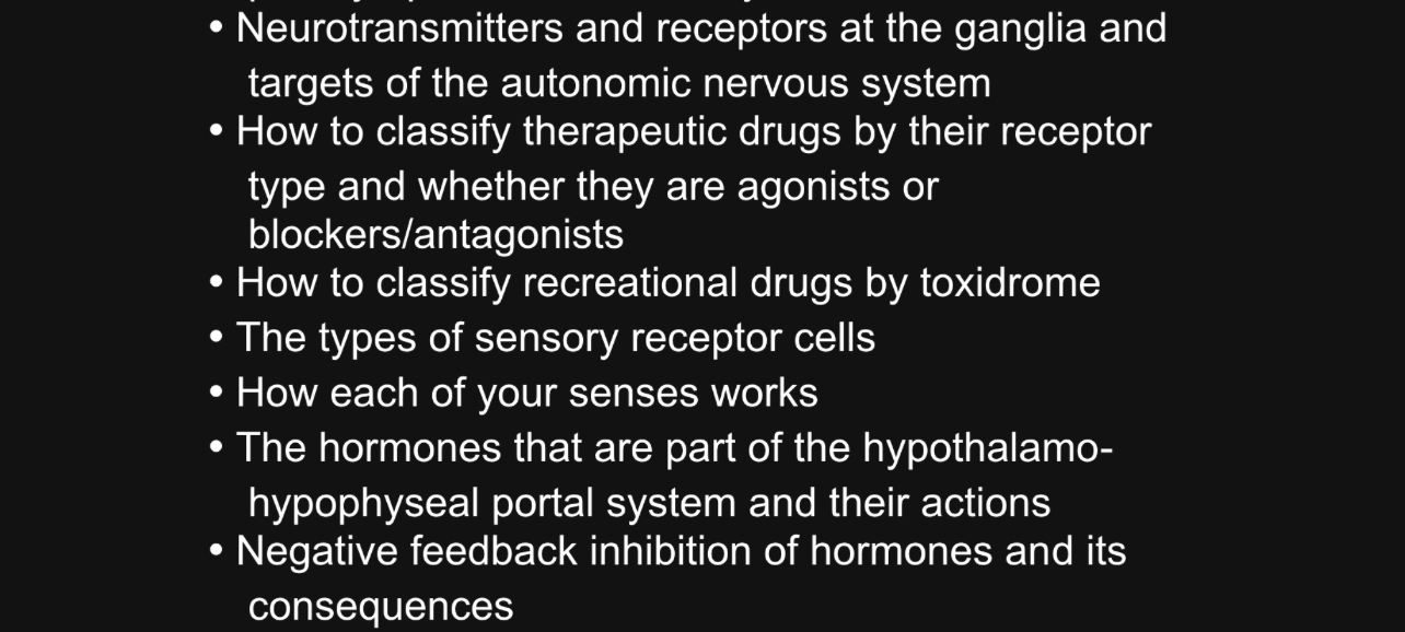 Solved Neurotransmitters and receptors at the ganglia | Chegg.com