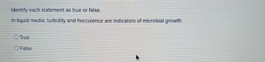 Solved Identify each statement as true or false.In fiquid | Chegg.com
