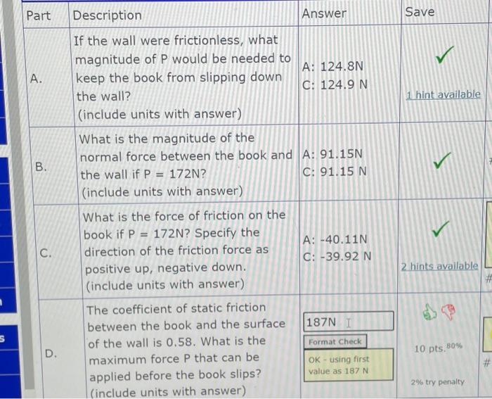 Solved can u plz show me how to do D because i keep getting | Chegg.com