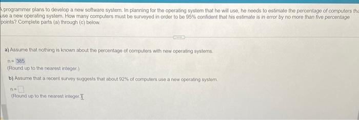 Solved programmer plans to develop a new software system. In | Chegg.com