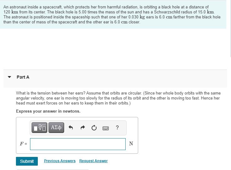Solved An astronaut inside a spacecraft, which protects her | Chegg.com