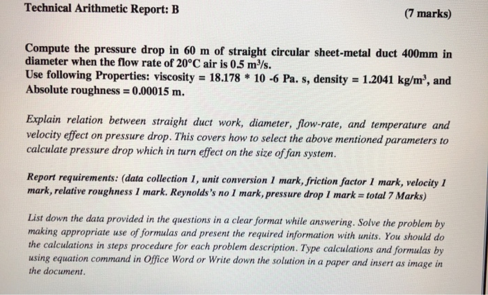 Air Flow Rate Pressure Drop Equation - Tessshebaylo